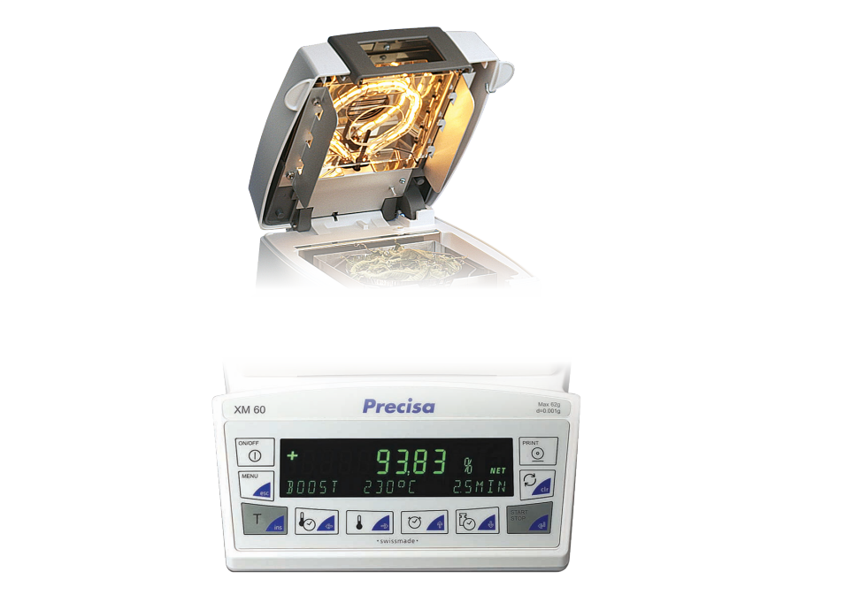 Precisa XM 66 Nem Tayin Cihazı +30... +230 °C | 310 gr